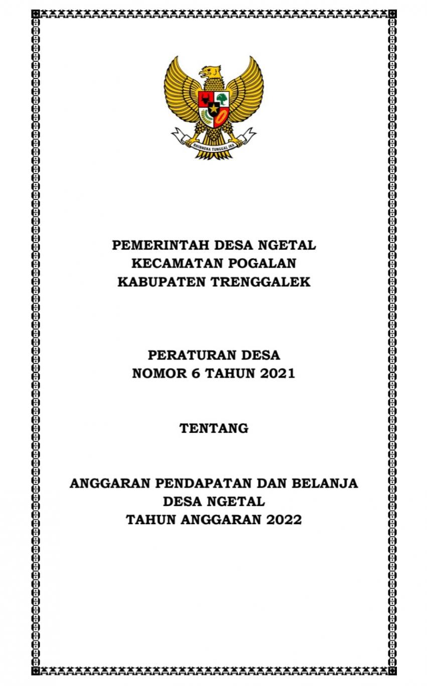 INFOGRAFIS APBDesa Th. 2022 - Website Desa Ngetal